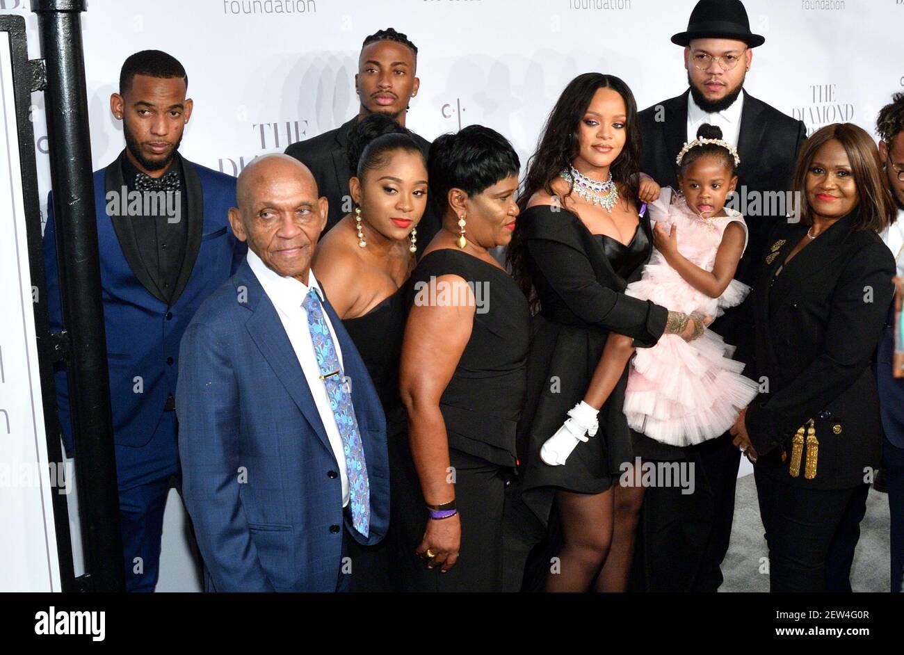 Musician Rihanna attends Rihanna's 3rd Annual Diamond Ball at Cipriani ...