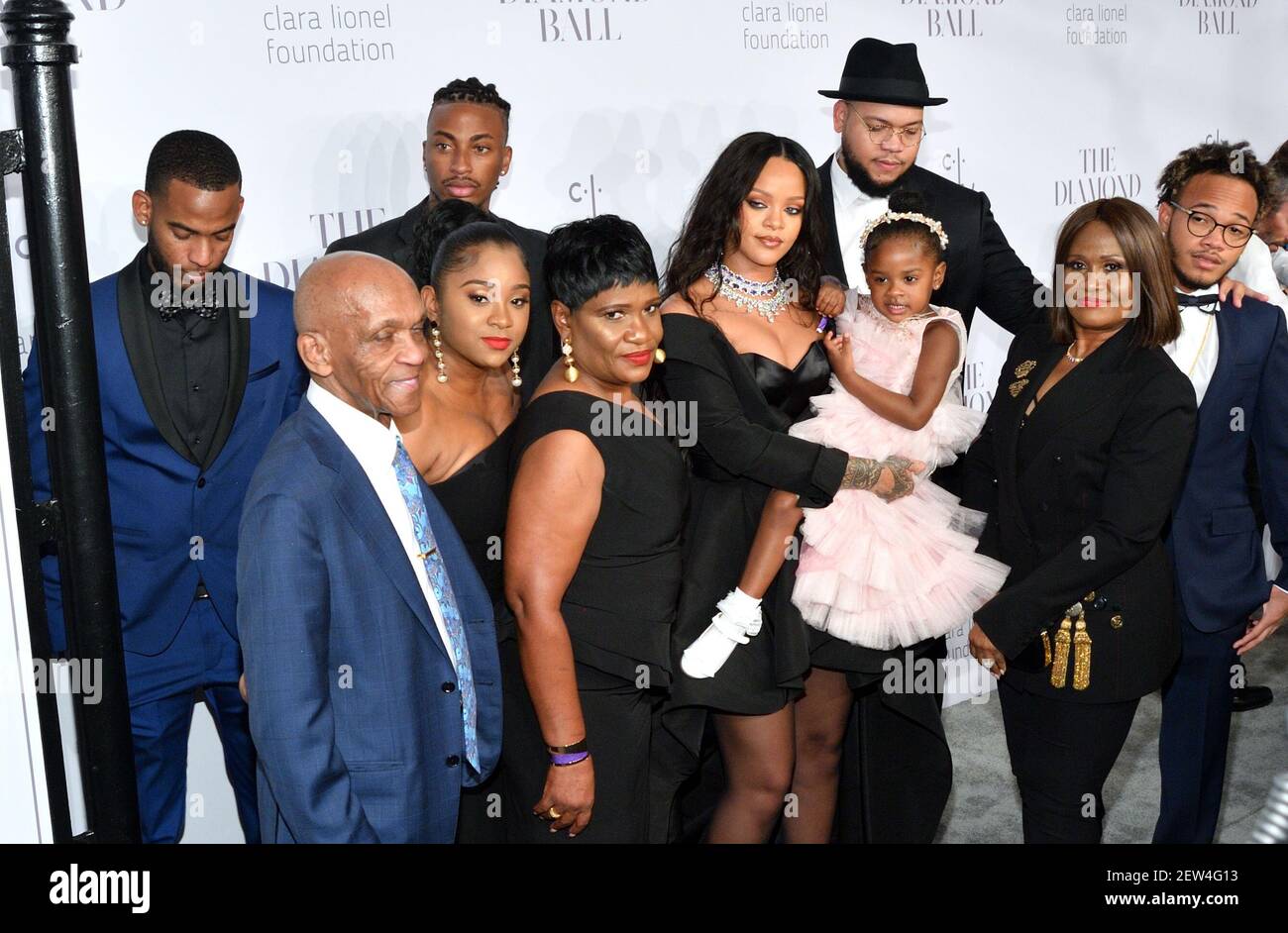 Musician Rihanna attends Rihanna's 3rd Annual Diamond Ball at Cipriani ...