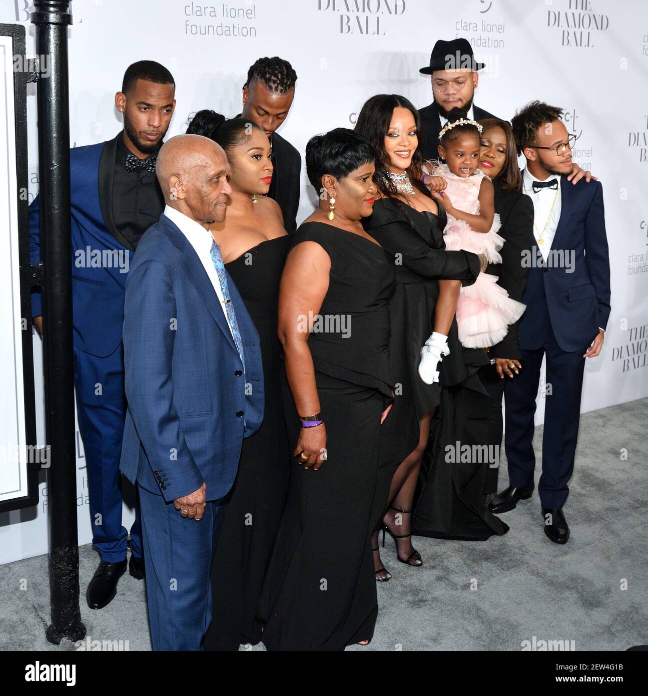 Musician Rihanna attends Rihanna's 3rd Annual Diamond Ball at Cipriani ...