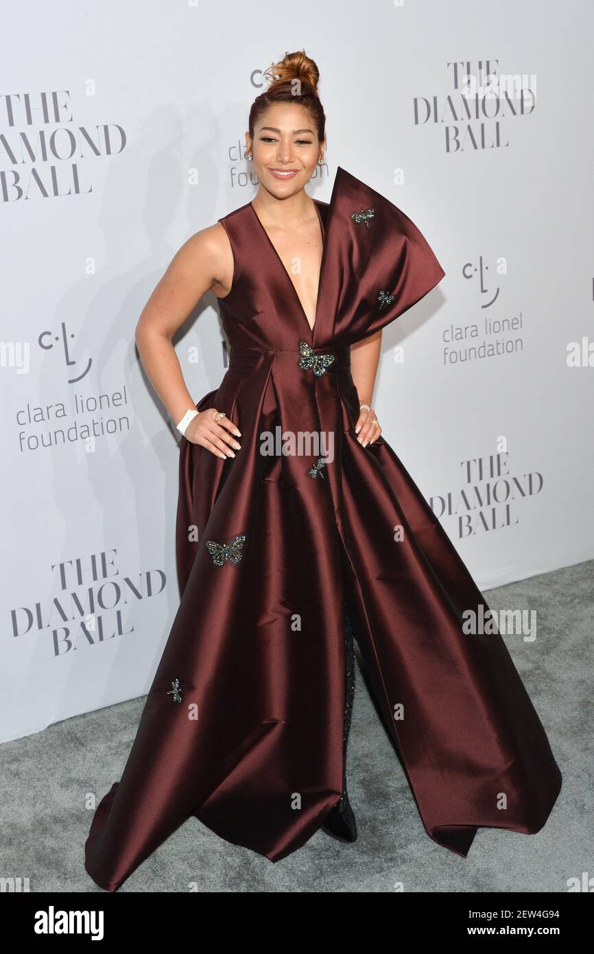 Farina Pao attends Rihanna's 3rd Annual Diamond Ball at Cipriani Wall ...