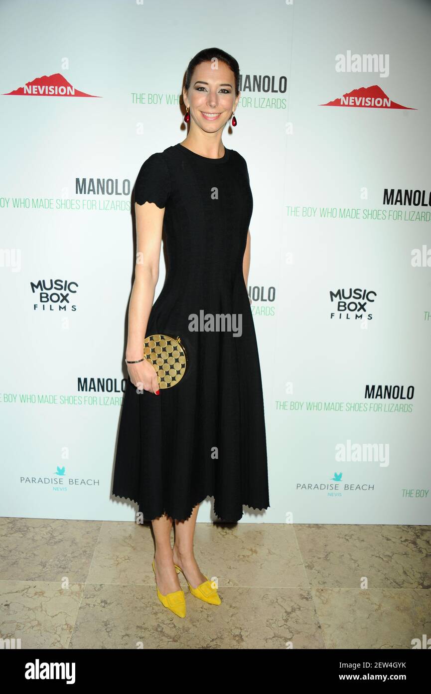 Kristina Blahnik attends the Manolo: The Boy Who Made Shoes for Lizards ...