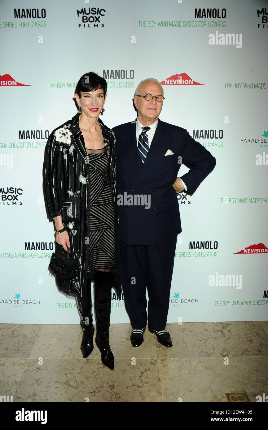Amy Fine Collins, Manolo Blahnik attends the Manolo: The Boy Who Made ...