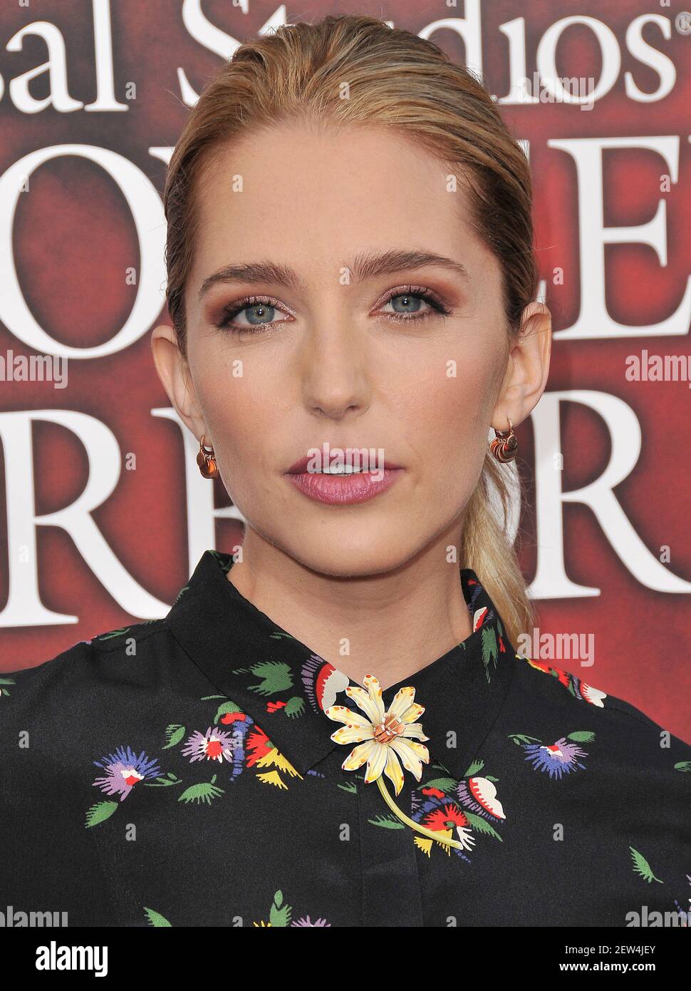 Jessica Rothe arrives at the Universal Studios Halloween Horror Nights ...