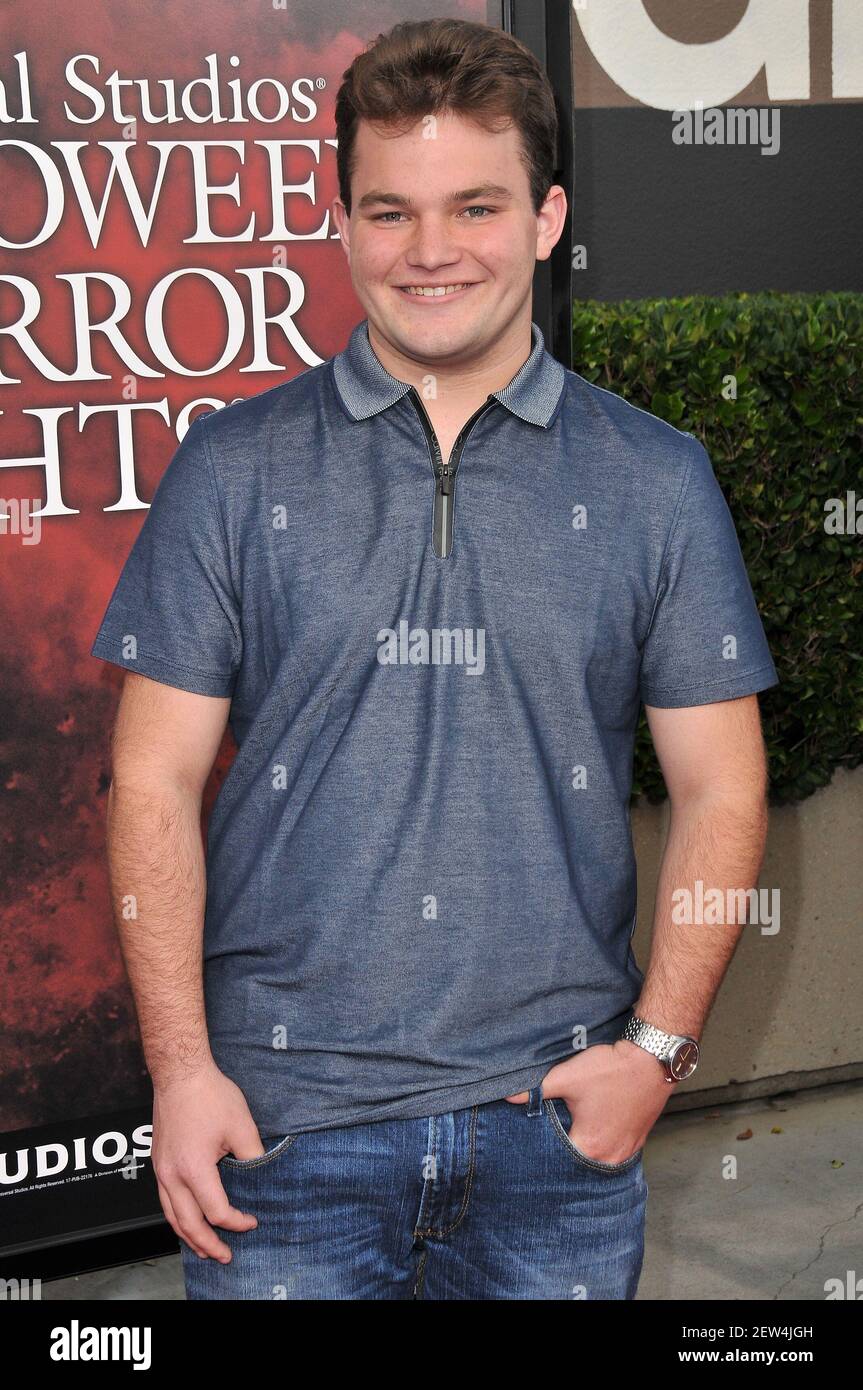 Jake Sim arrives at the Universal Studios Halloween Horror Nights ...