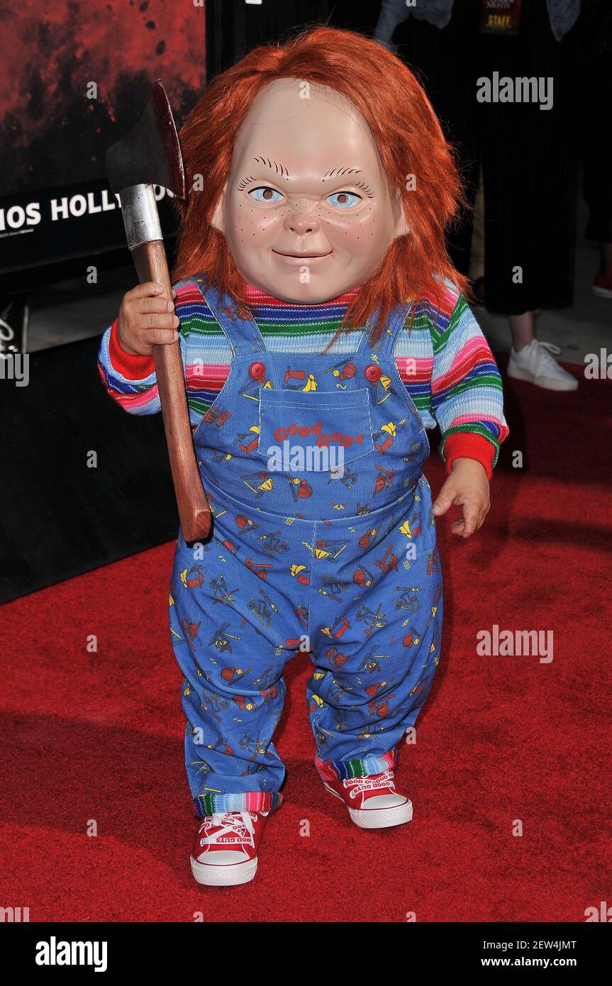 Chucky arrives at the Universal Studios Halloween Horror Nights Opening ...