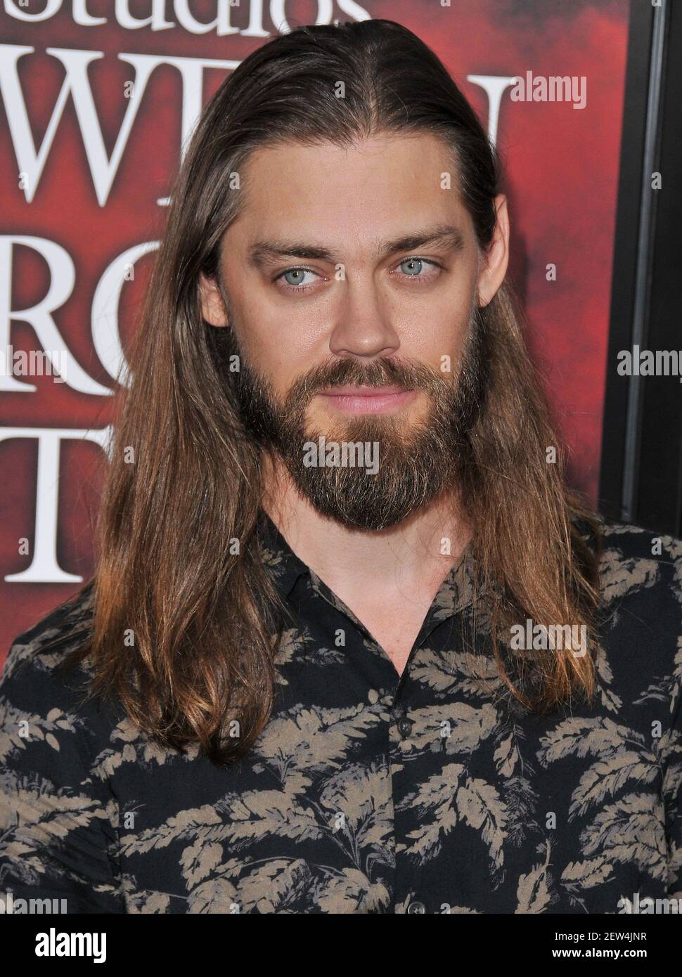 Tom Payne arrives at the Universal Studios Halloween Horror Nights ...