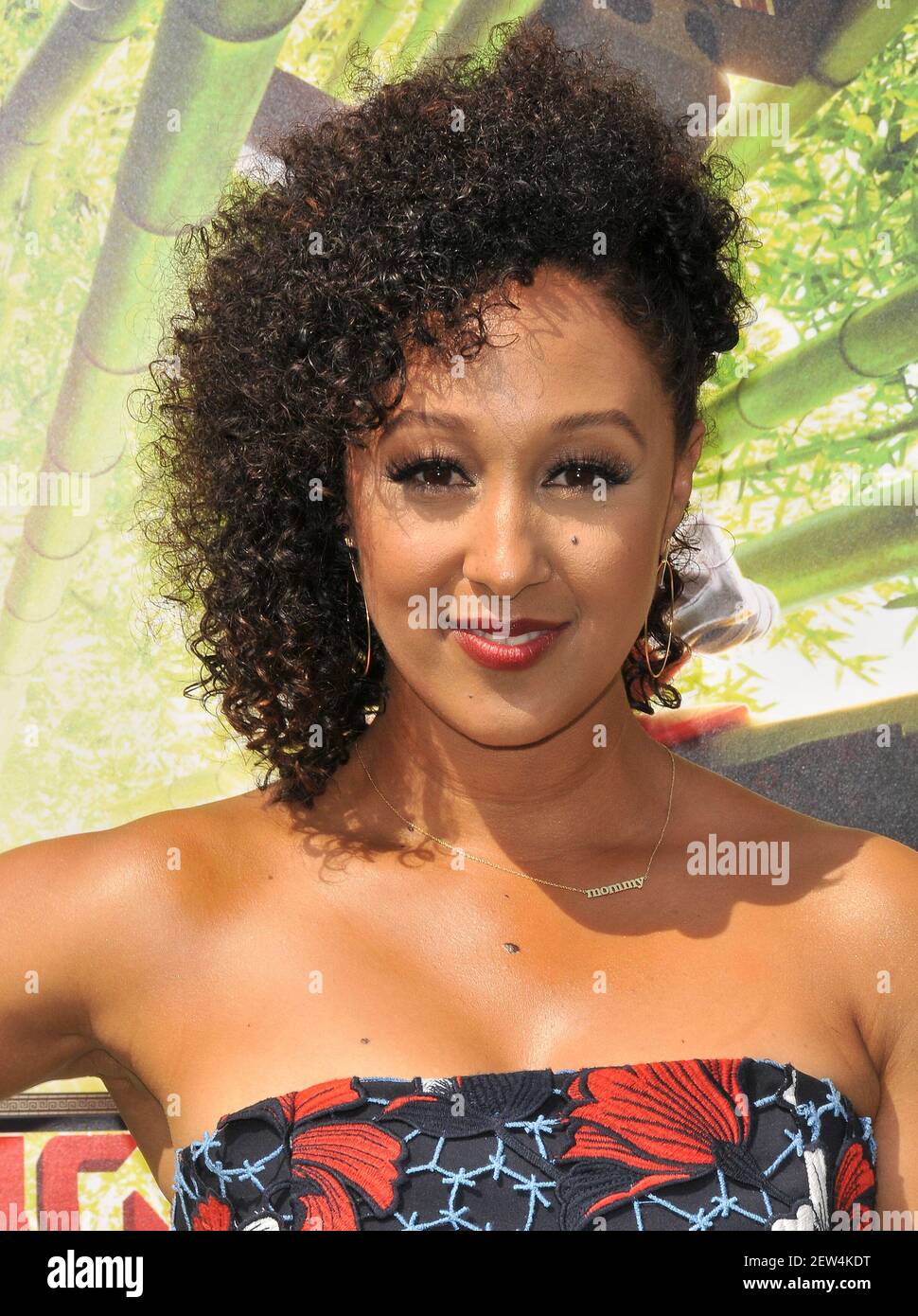 Tamara Mowry arrives at "The Lego Ninjago Movie" Los Angeles Premiere held at the Regency ...