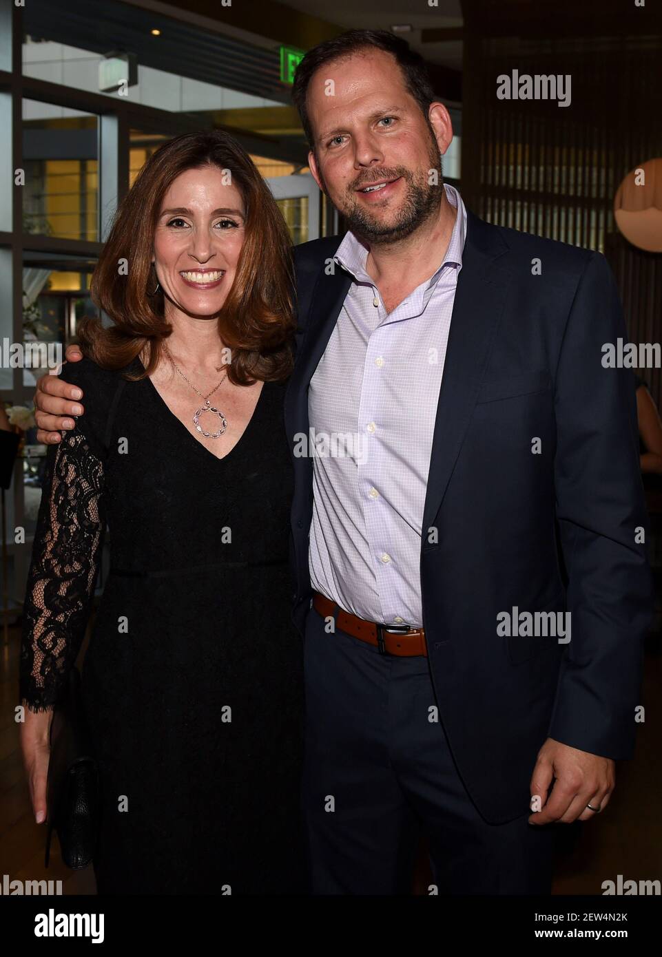LOS ANGELES, CA - SEPTEMBER 16: (L-R) Carolyn G. Berntein and Nick Grad ...