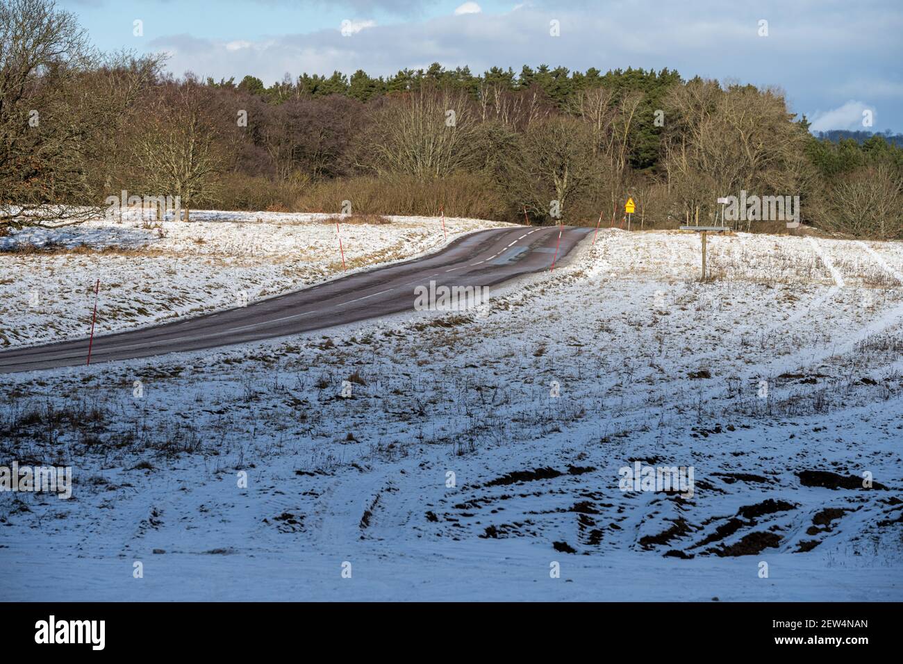A picture of a moor on a crispy cold winter day. Picture from Lund ...