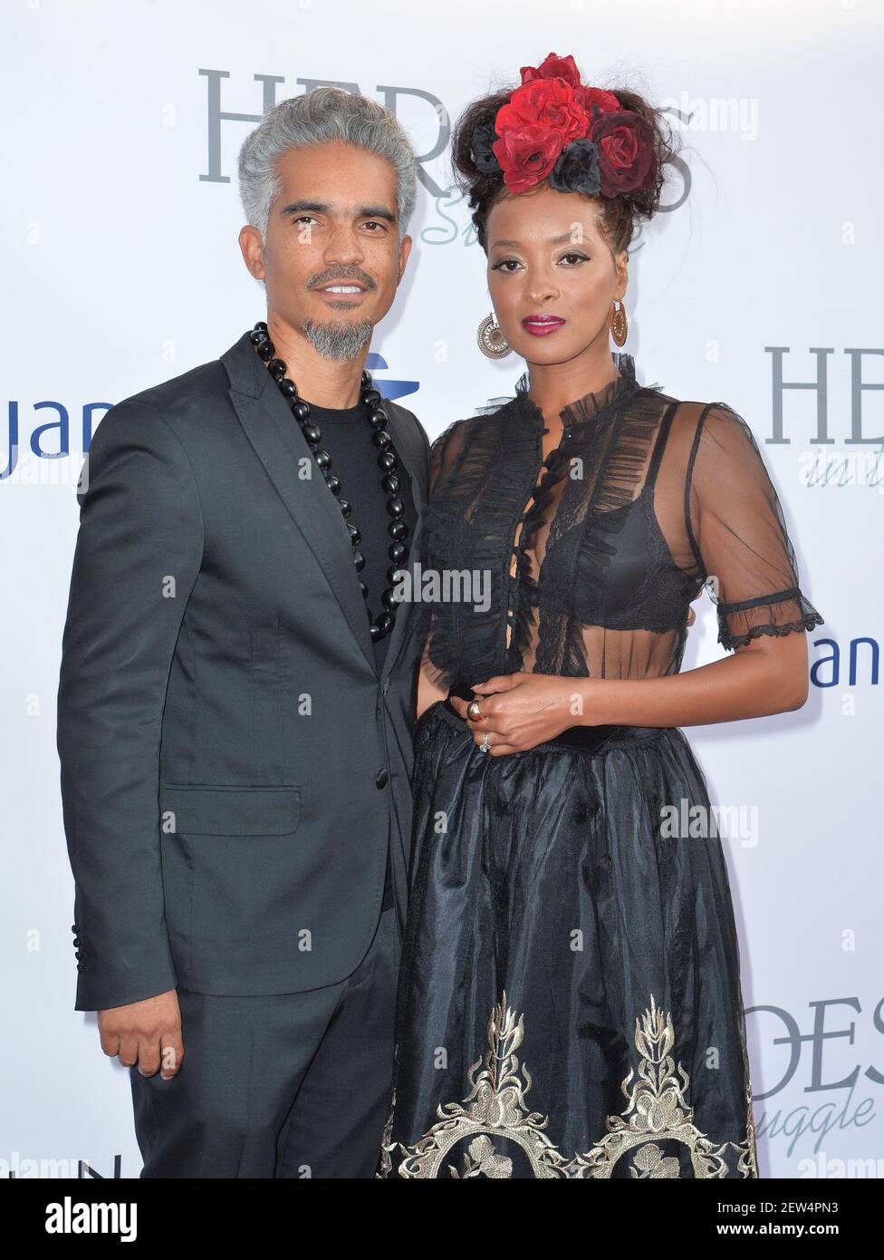 LOS ANGELES, CA - SEPTEMBER 16: Sol Aponte, Jennia Fredrique attend the ...