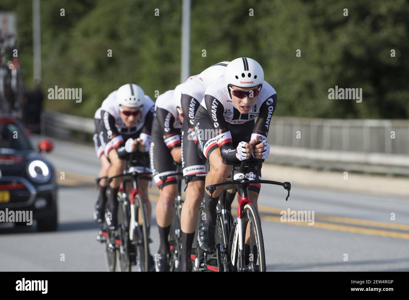 Team Sunweb winning the Team Time Trial, Bergen, Norway (Photo by Casey ...