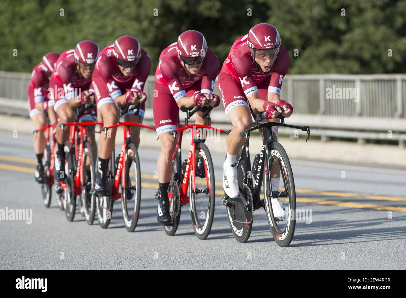 Former world champion Tony Martin leads the Katusha cycling team in the ...
