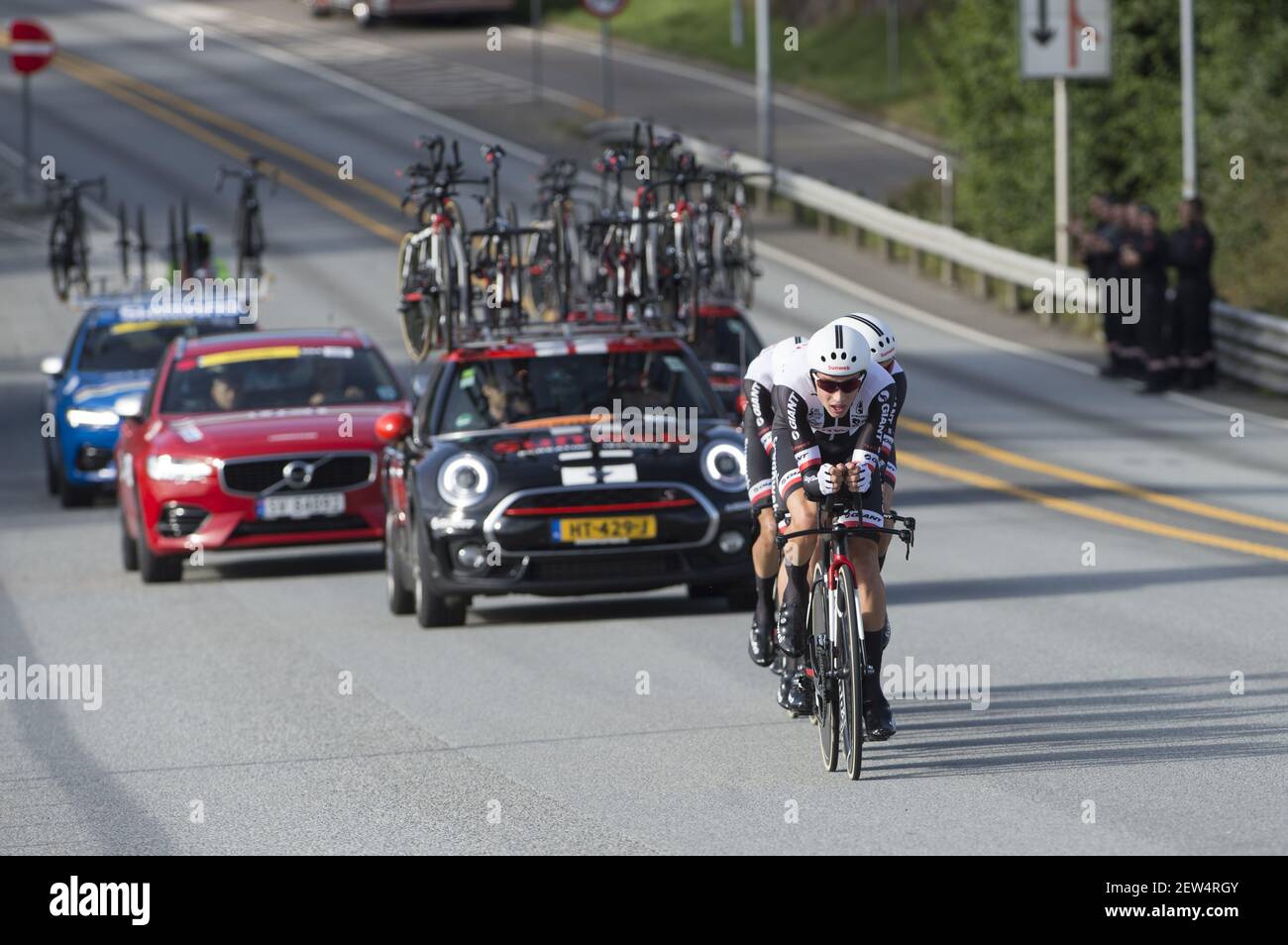 Team Sunweb winning the Team Time Trial, Bergen, Norway (Photo by Casey ...