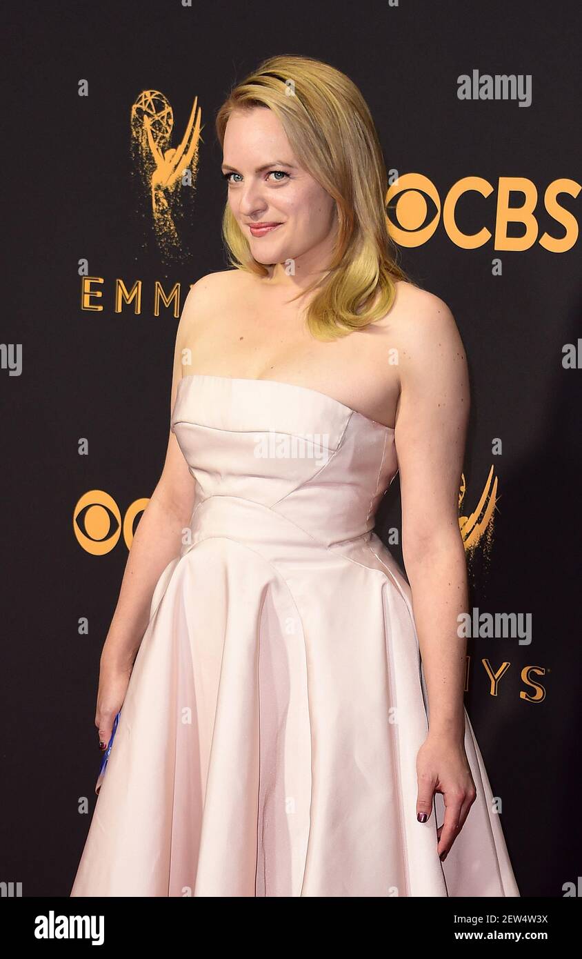 LOS ANGELES, CA - SEPTEMBER 17: Elisabeth Moss arrives at the 69th Emmy ...
