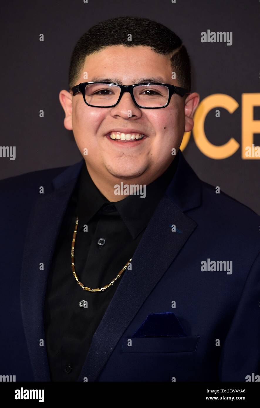LOS ANGELES, CA - SEPTEMBER 17: Rico Rodriguez arrives at the 69th Emmy ...