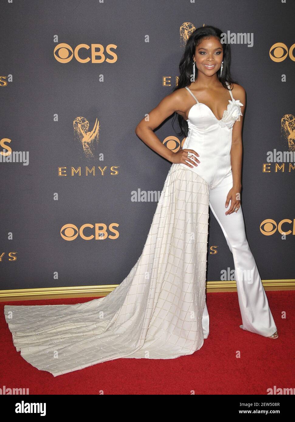 Ajiona Alexus at the 69th Annual Emmy Awards held at the Microsoft ...