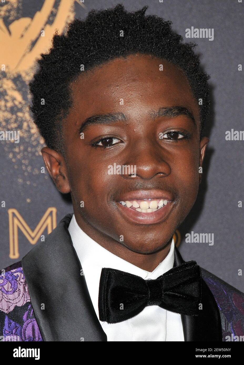 Caleb McLaughlin at the 69th Annual Emmy Awards held at the Microsoft ...