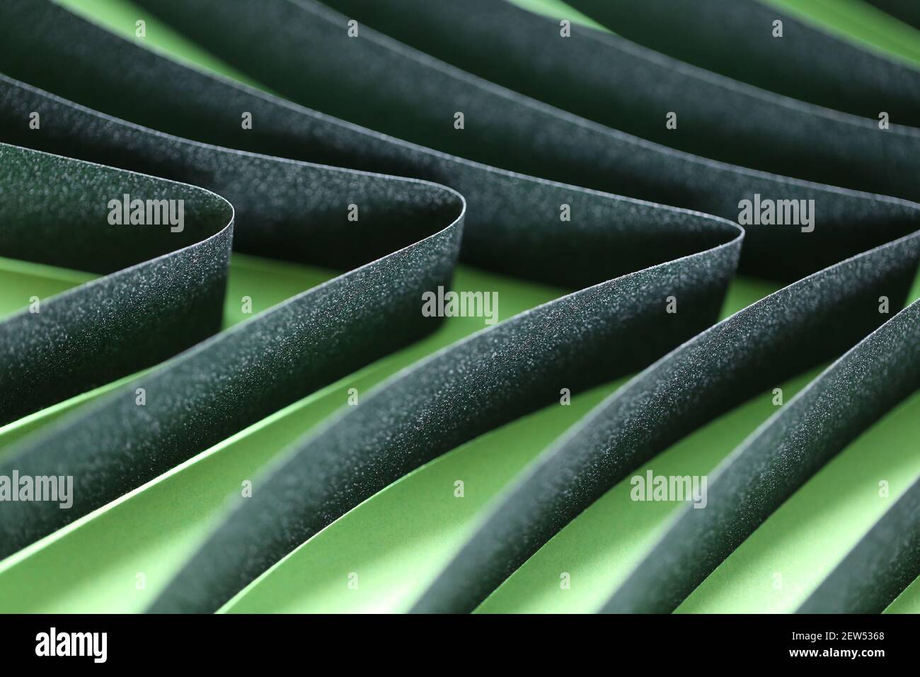 Green abstract tree in a minimalist style. Ecological concept. Green ...