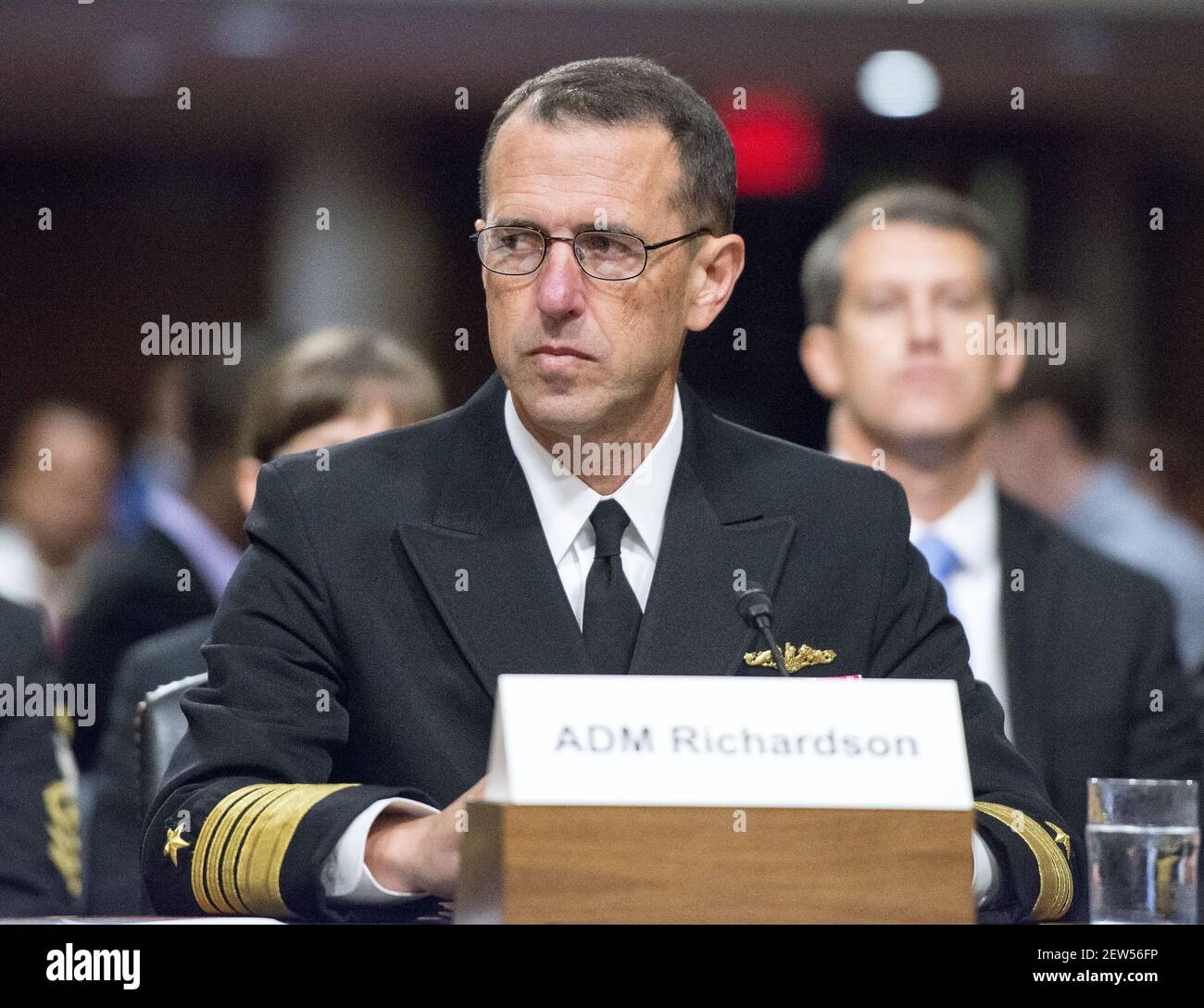 Admiral John M. Richardson, USN, Chief Of Naval Operations, testifies ...