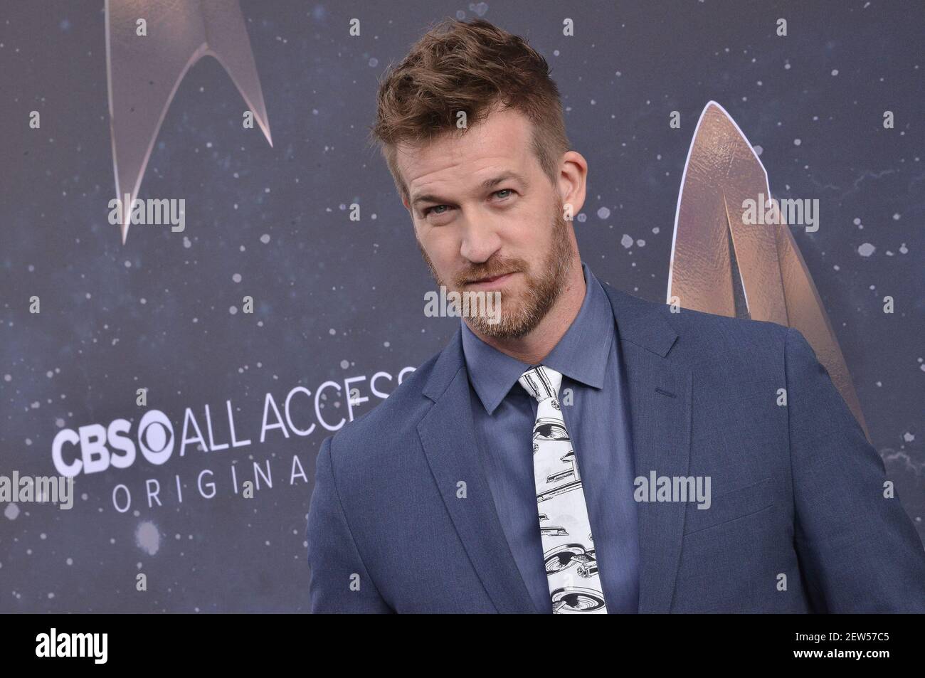 Kenneth Mitchell arrives at the "Star Trek: Discovery" Premiere held at ...