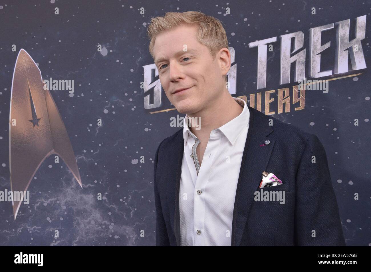 Anthony Rapp arrives at the "Star Trek: Discovery" Premiere held at the ...