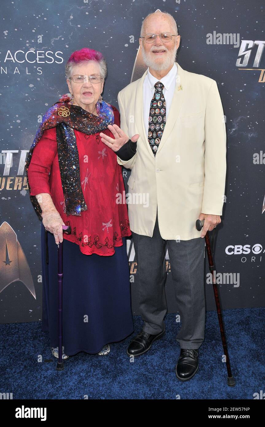 (L-R) Bjo Trimble and John Trimble at the "Star Trek: Discovery ...