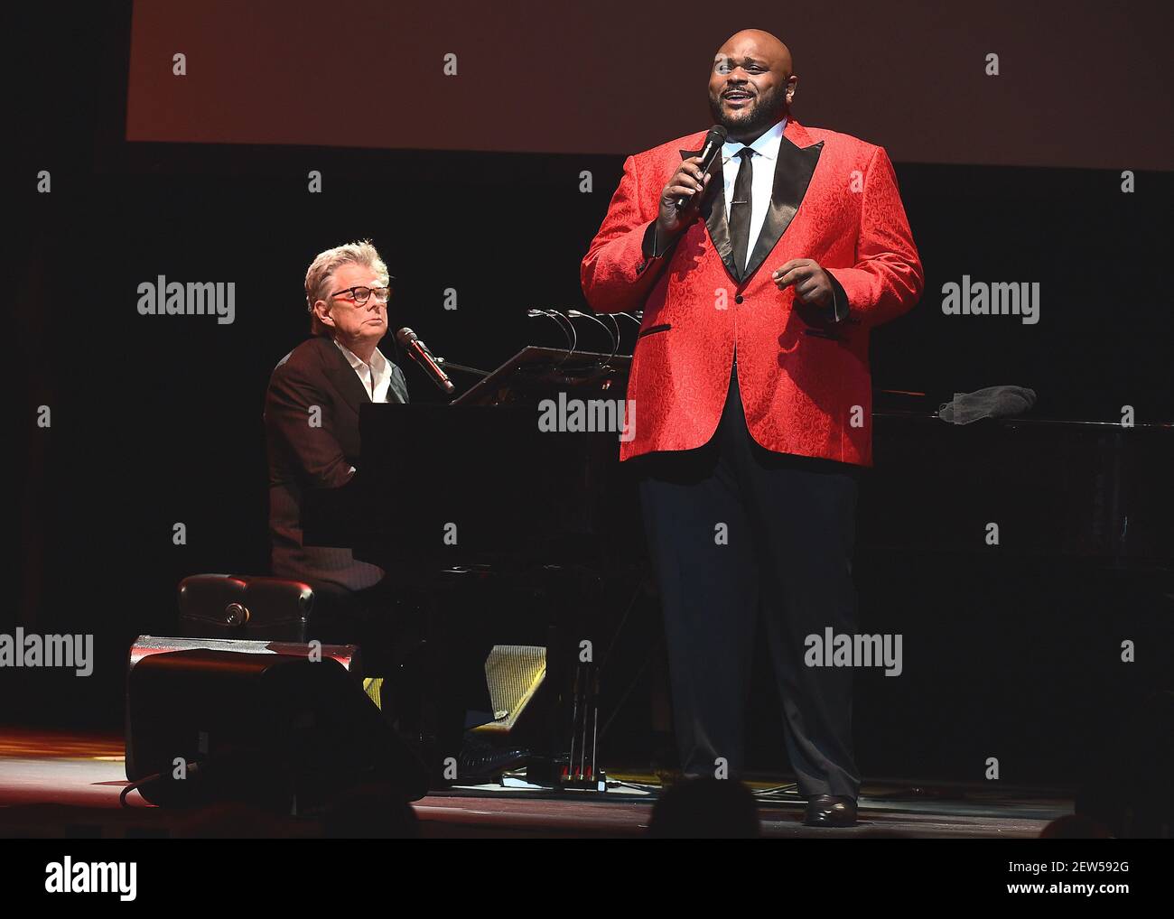 LOS ANGELES - SEPTEMBER 19: David Foster and Ruben Studdard at the 2017 ...