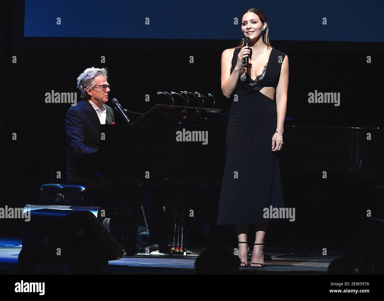 LOS ANGELES - SEPTEMBER 19: David Foster and Katharine McPhee at the ...