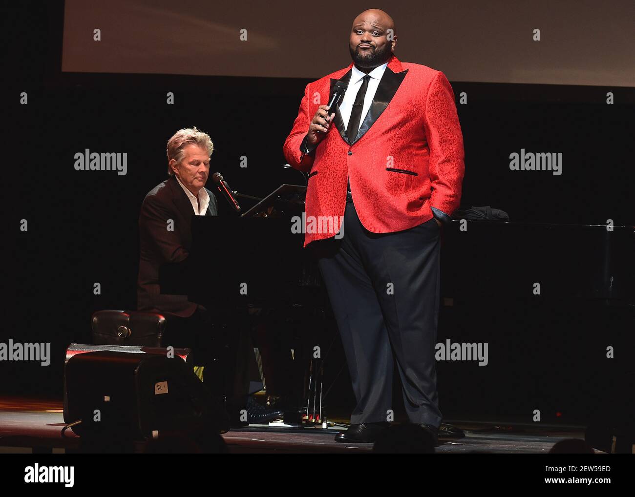 LOS ANGELES - SEPTEMBER 19: David Foster and Ruben Studdard at the 2017 ...