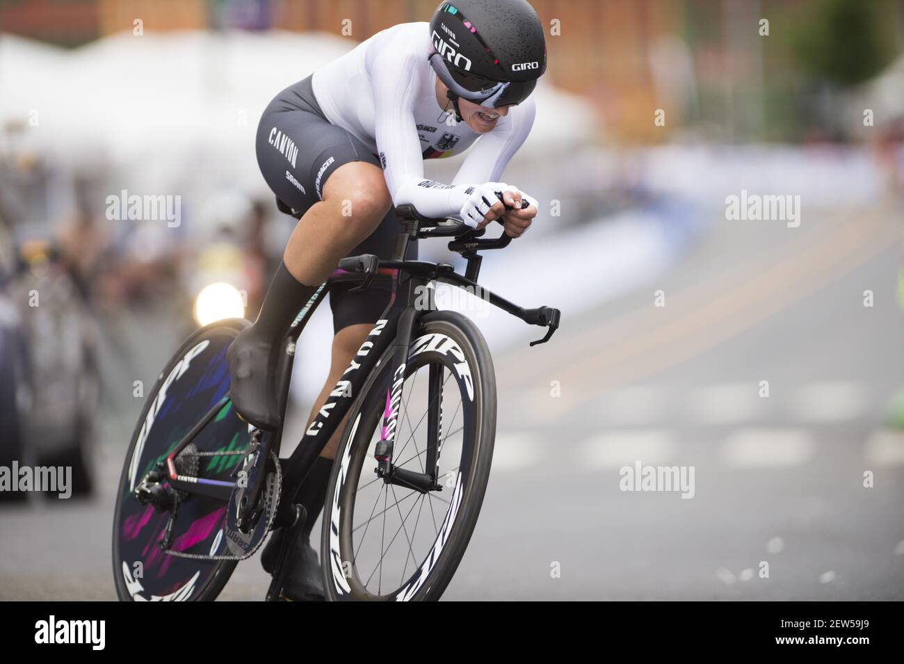 Lisa Brennauer of Germany, Women's time trial, Bergen, Norway (Photo by ...