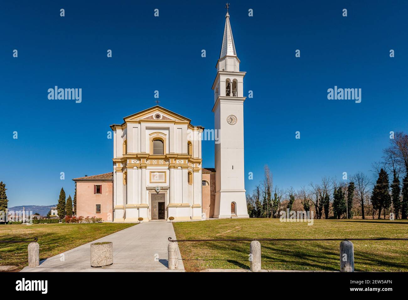 Italy Veneto Santuario della Beata Vergine delle Cendrole Stock Photo ...
