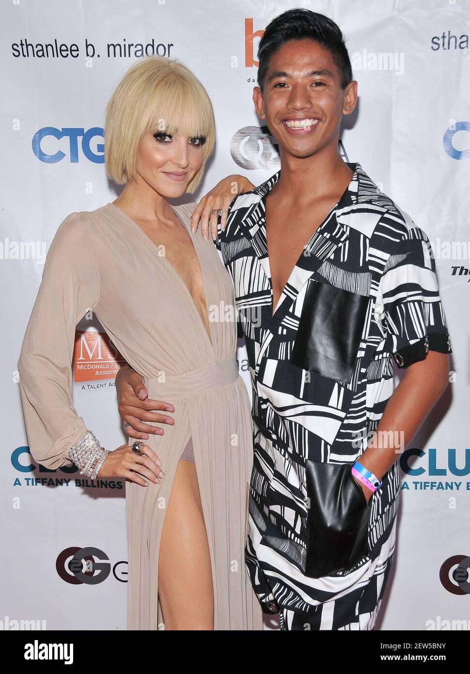 Tiffany Billings and Baden Silva at Club Jete's 6 Year Anniversary Show held at Rage Nightclub ...
