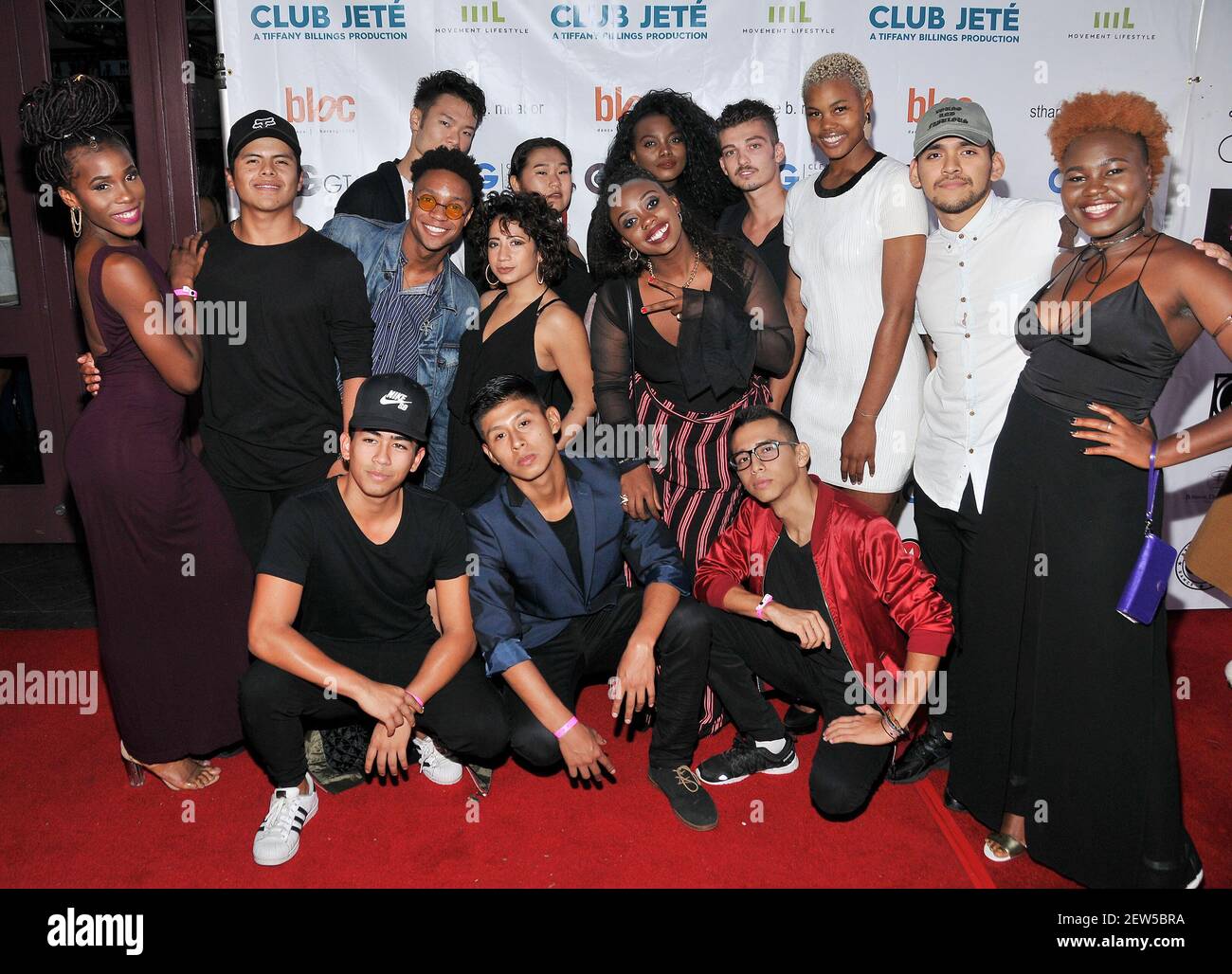 Amari Marshall and Dancers at Club Jete's 6 Year Anniversary Show held ...