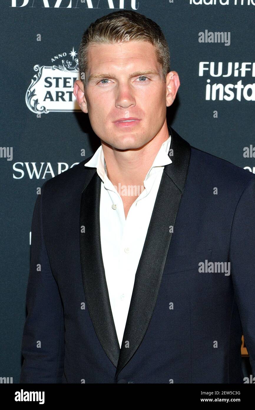 MMA fighter Stephen Thompson attends the Harper's Bazaar Icons by ...