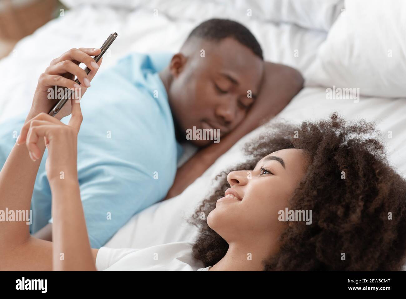 Gadget in bed hi-res stock photography and images - Alamy