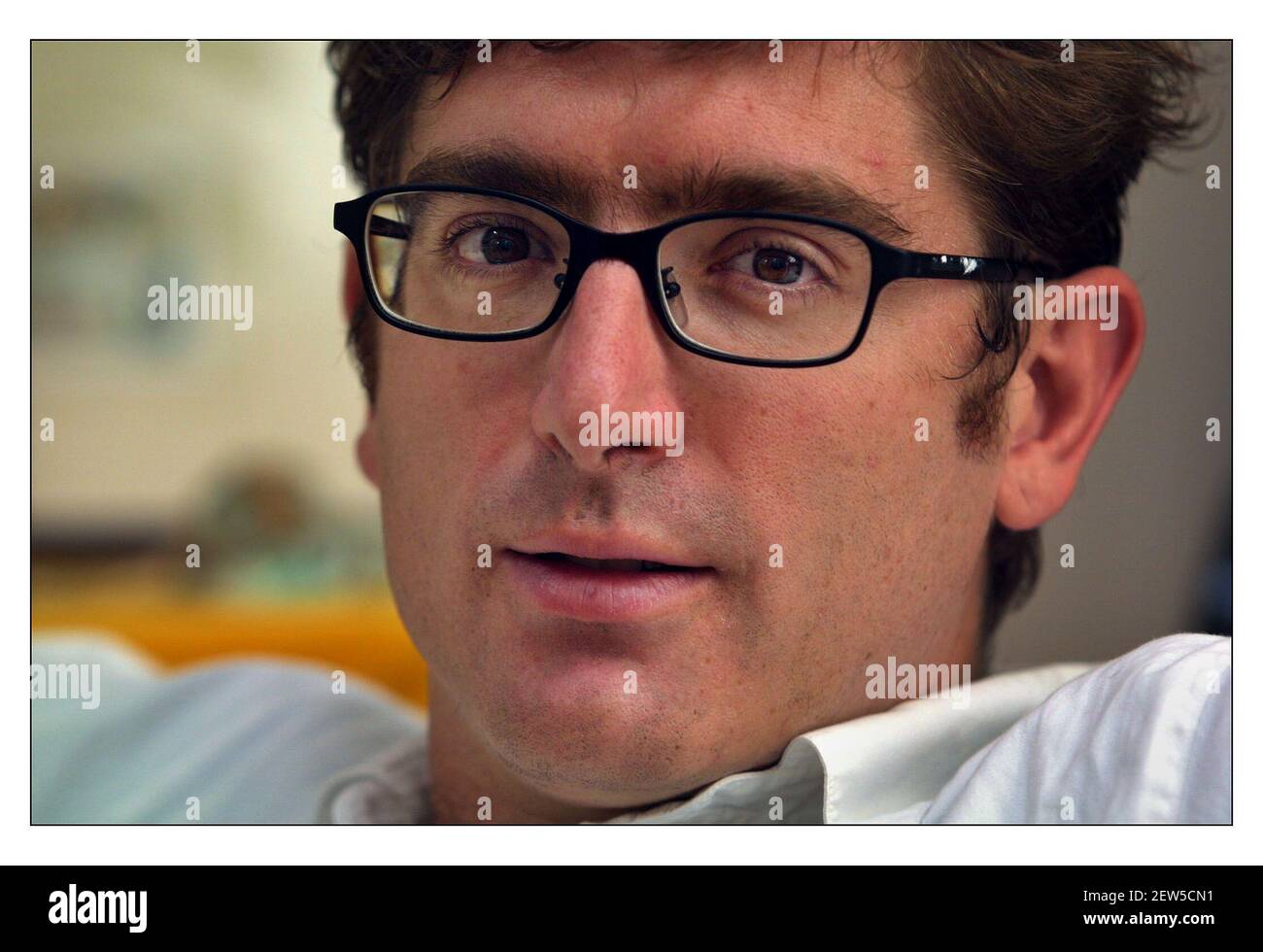 Marcel Theroux......Writer presenter aug 2001 Stock Photo - Alamy