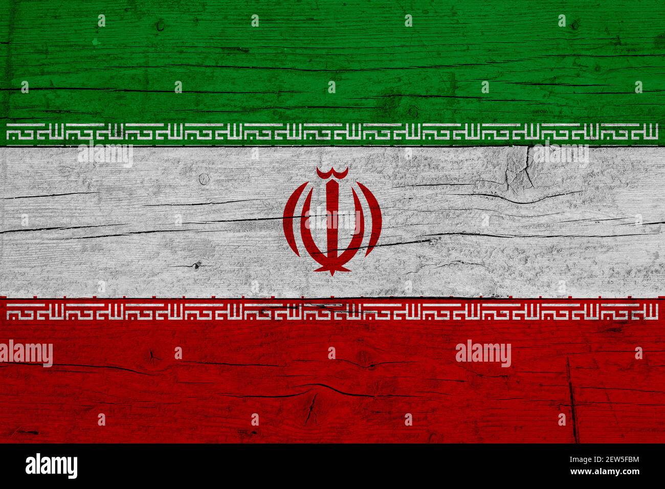 Flag of Iran Wooden texture of the flag of Iran Stock Photo - Alamy