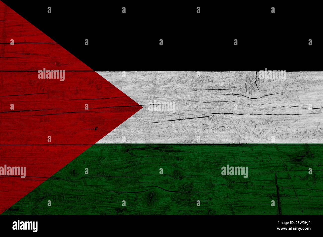 Flag of Palestinian state. Wooden texture of the flag of Palestinian ...