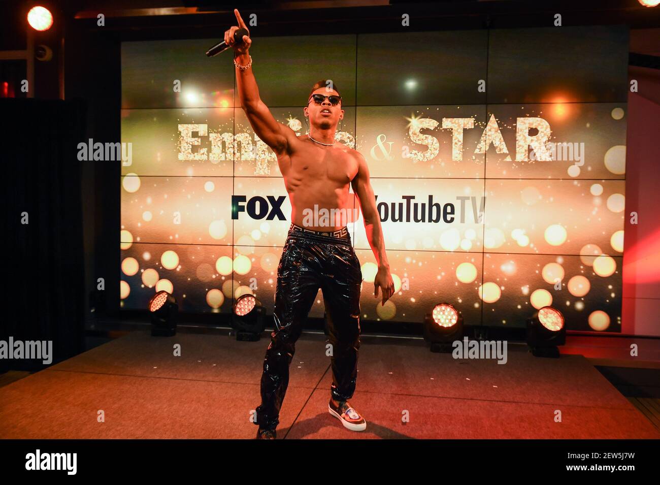 NEW YORK - SEPTEMBER 22: Yazz performs during Fox's "EMPIRE" and "STAR ...