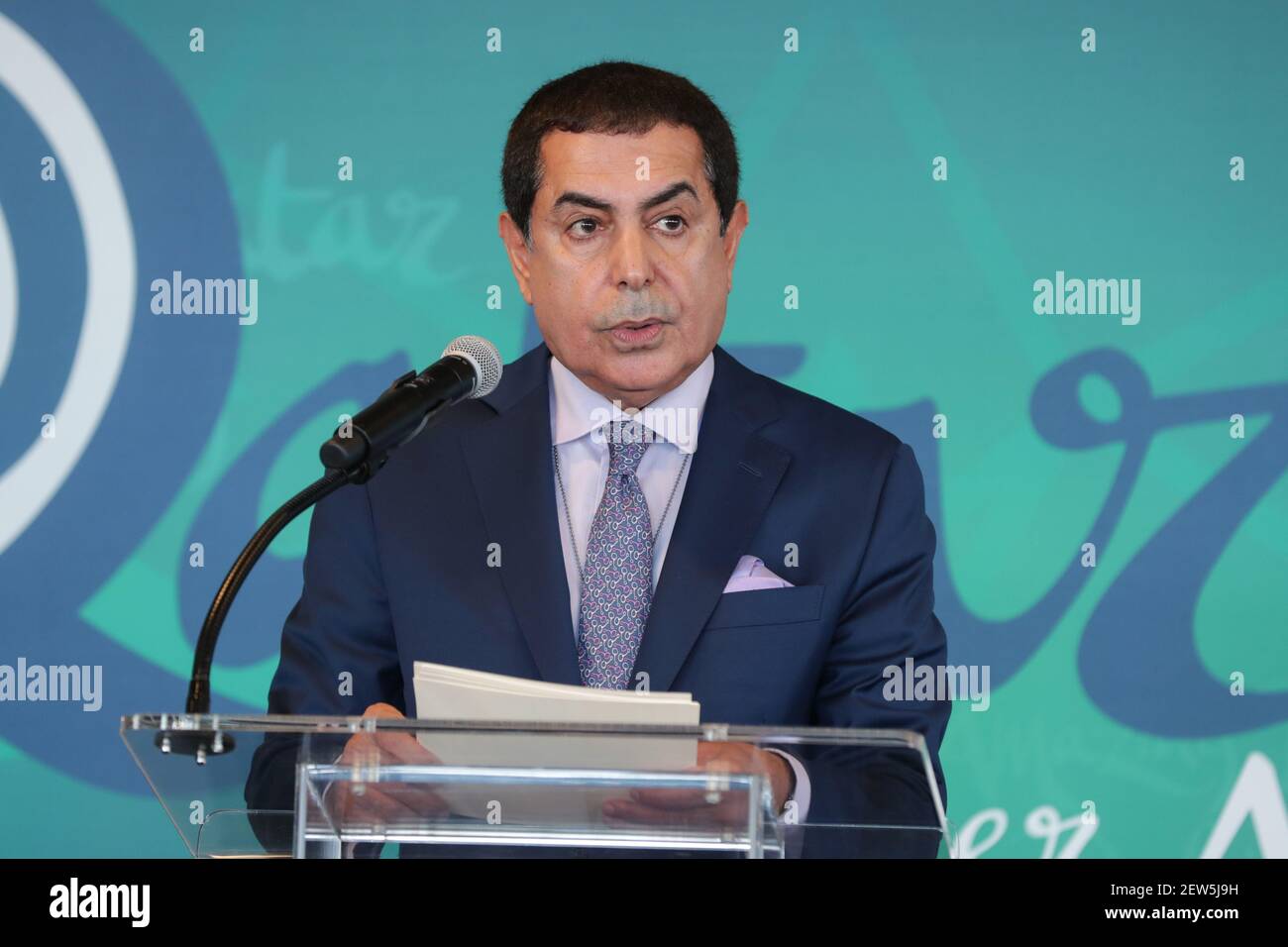 United Nations, New York, USA, September 22 2017 - Nassir Abdulaziz Al ...