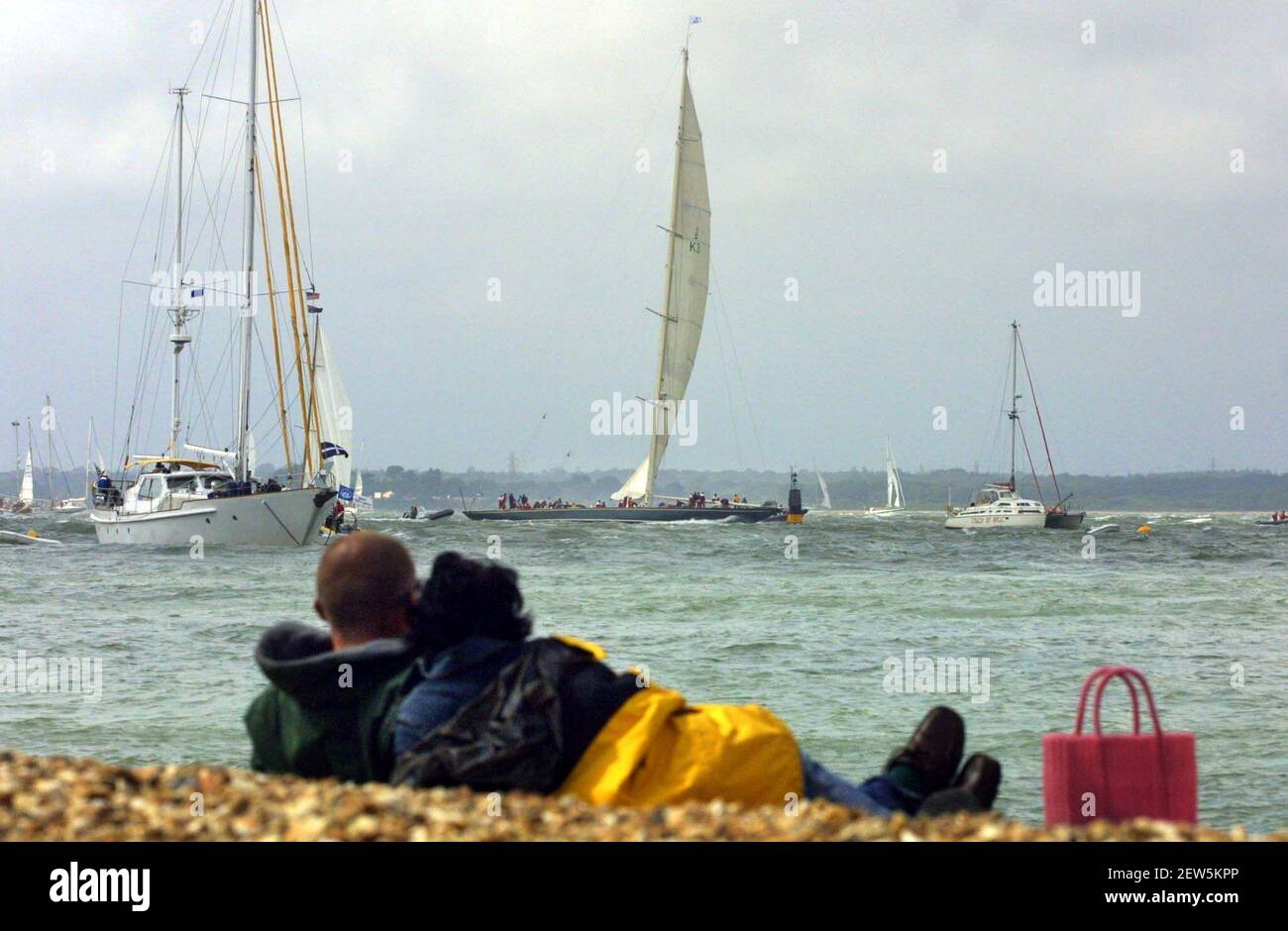 Endeavour(C) one of the original J4 class yachts aug 2001 racing at ...