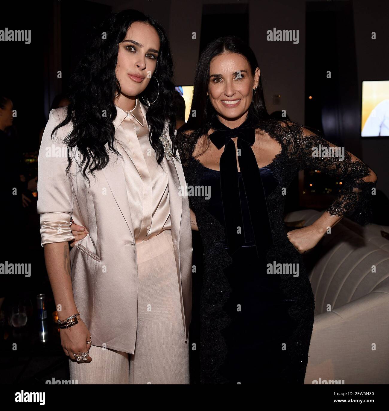 Empire cast members Rumor Willis and Demi Moore celebrate FOX’s New ...