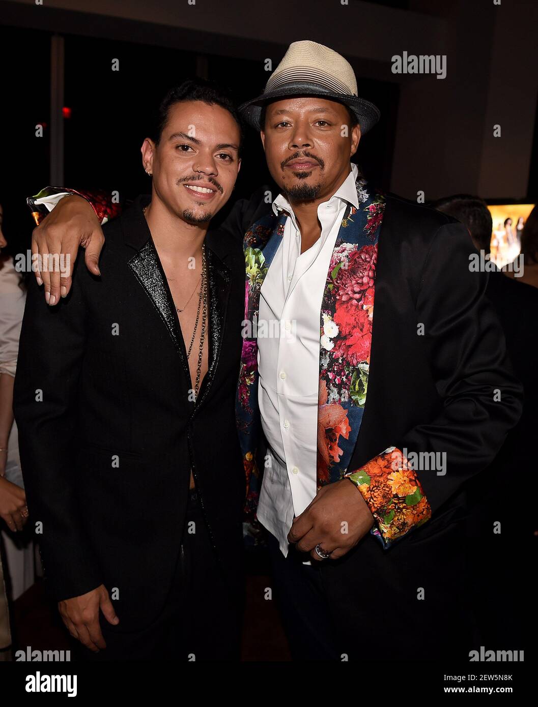 Empire cast members Evan Ross and Terrence Howard celebrate FOX’s New ...