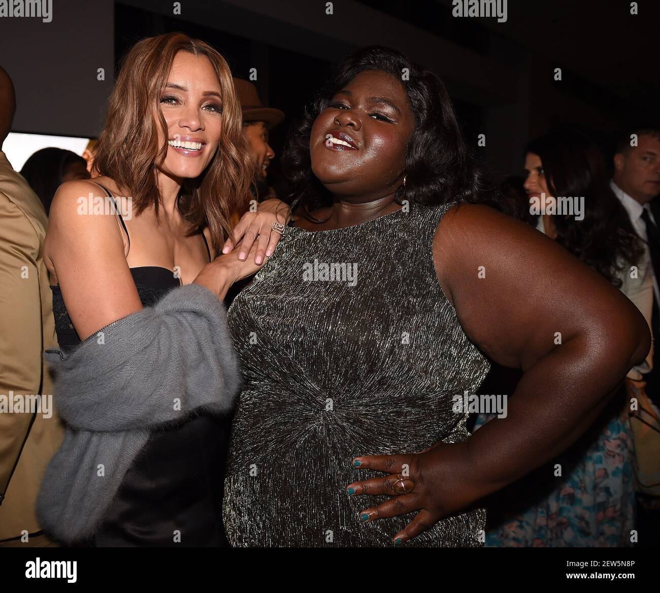 Empire cast members Michael Michele and Gabourey Sidibe celebrate FOX’s ...