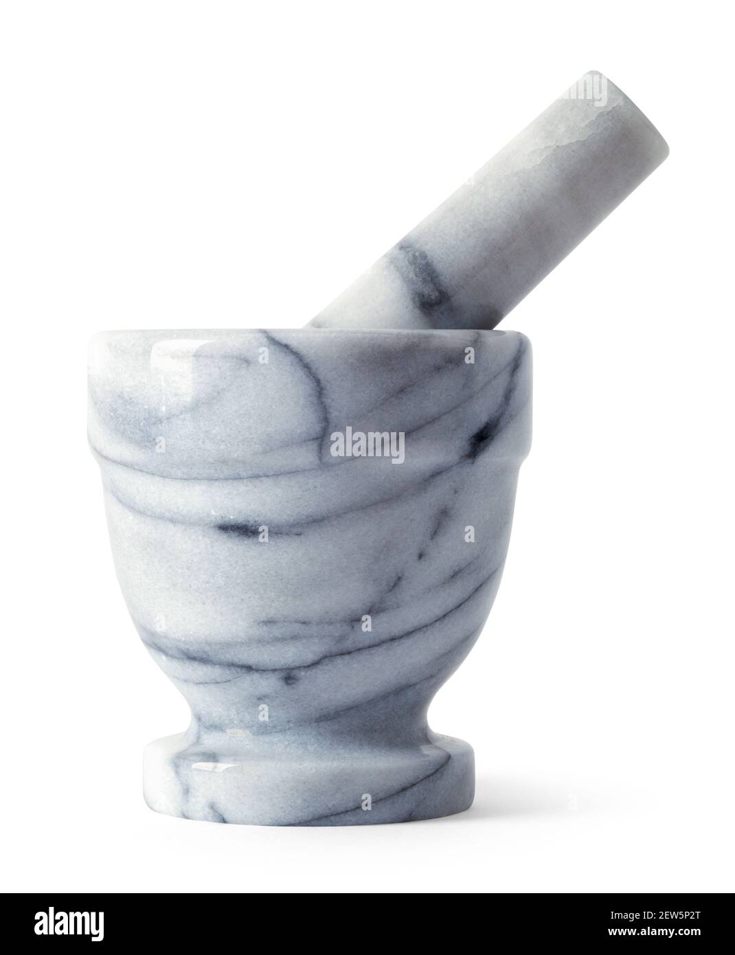 Marble Stone Mortar and Pestle Side View Cut Out Stock Photo - Alamy