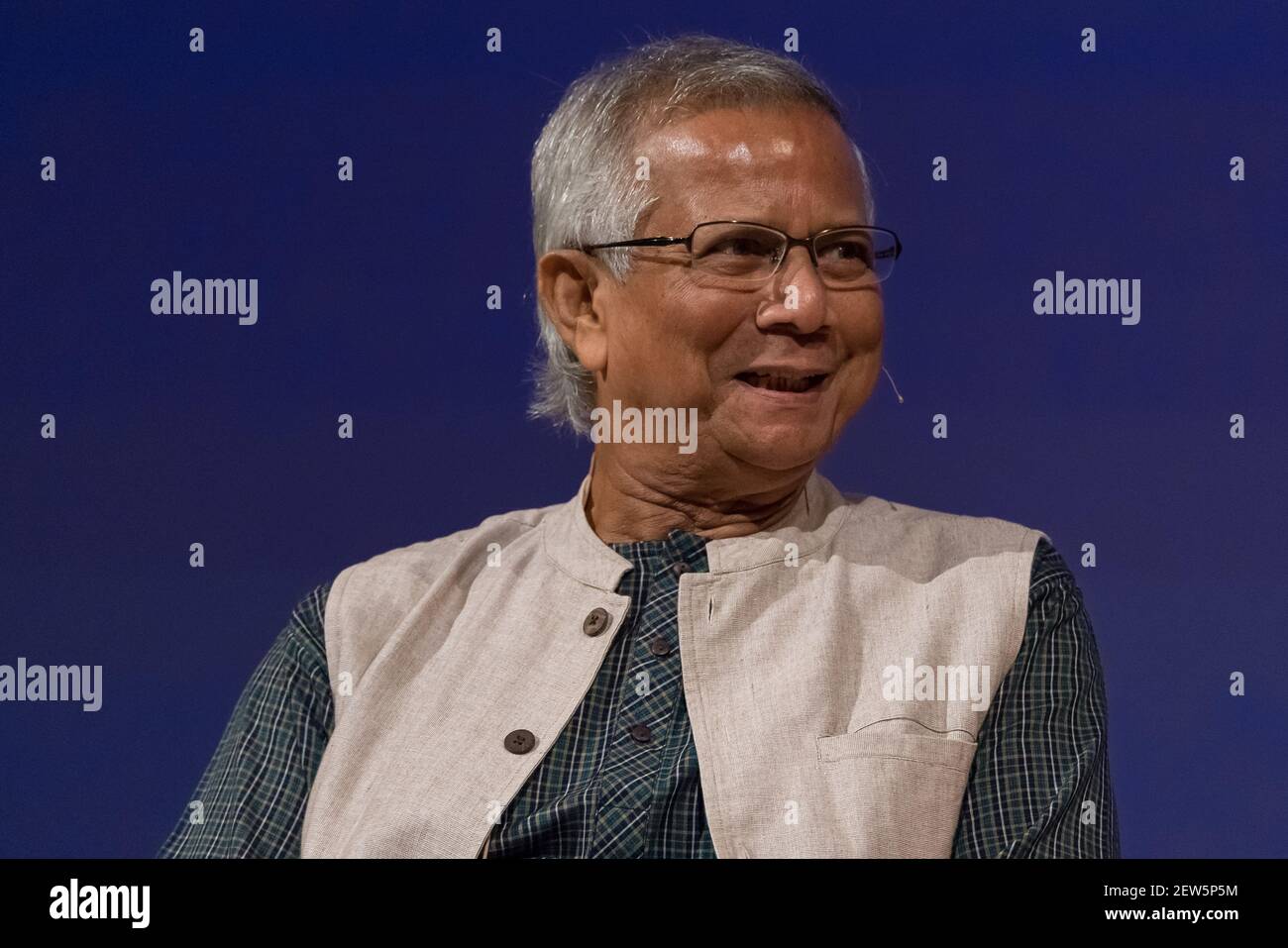 Muhammad Yunus during a panel discussion at the "Fast Forward" Women’s ...