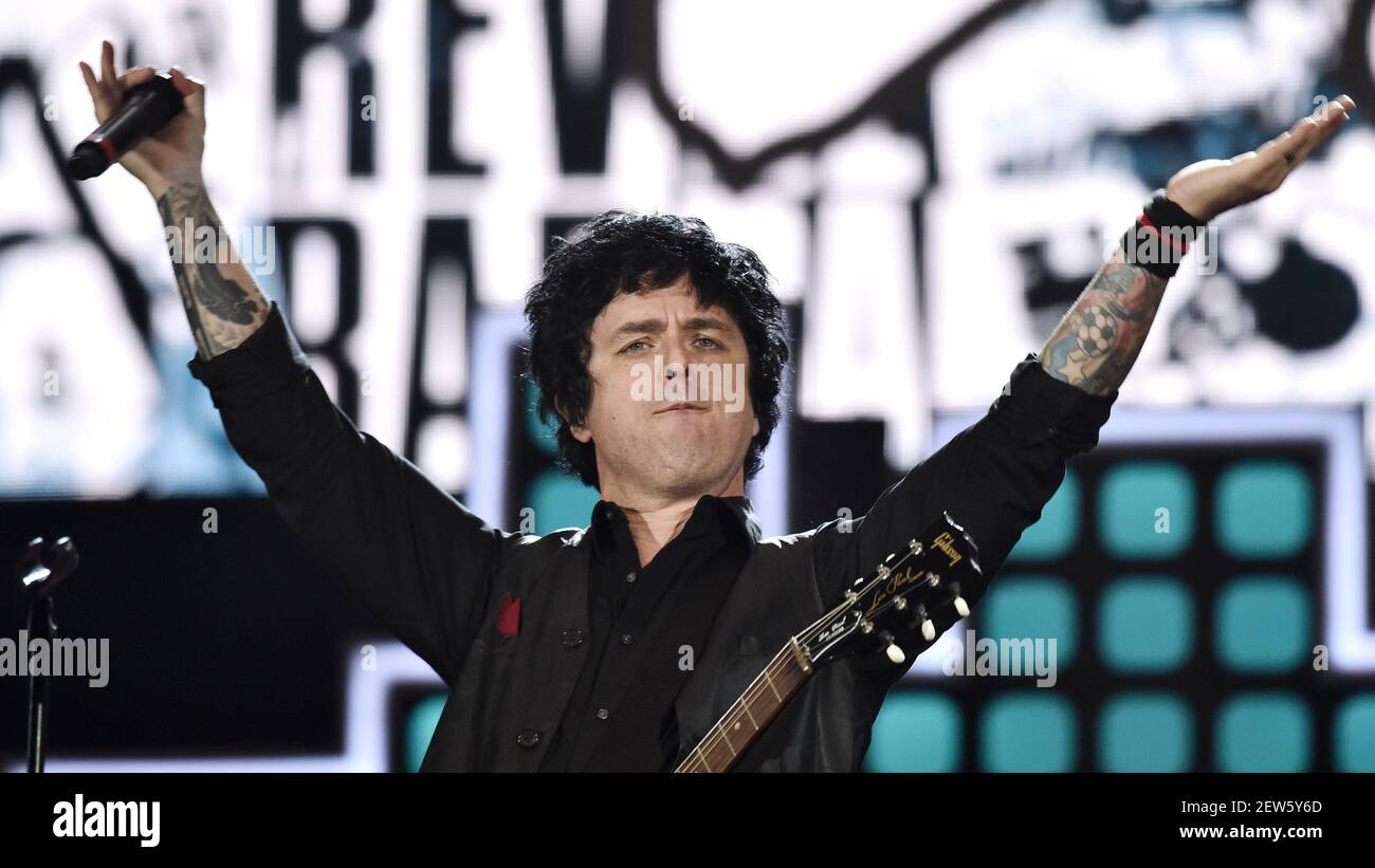 Billie Joe Armstrong of Green Day performs at the 2017 Global Citizen ...