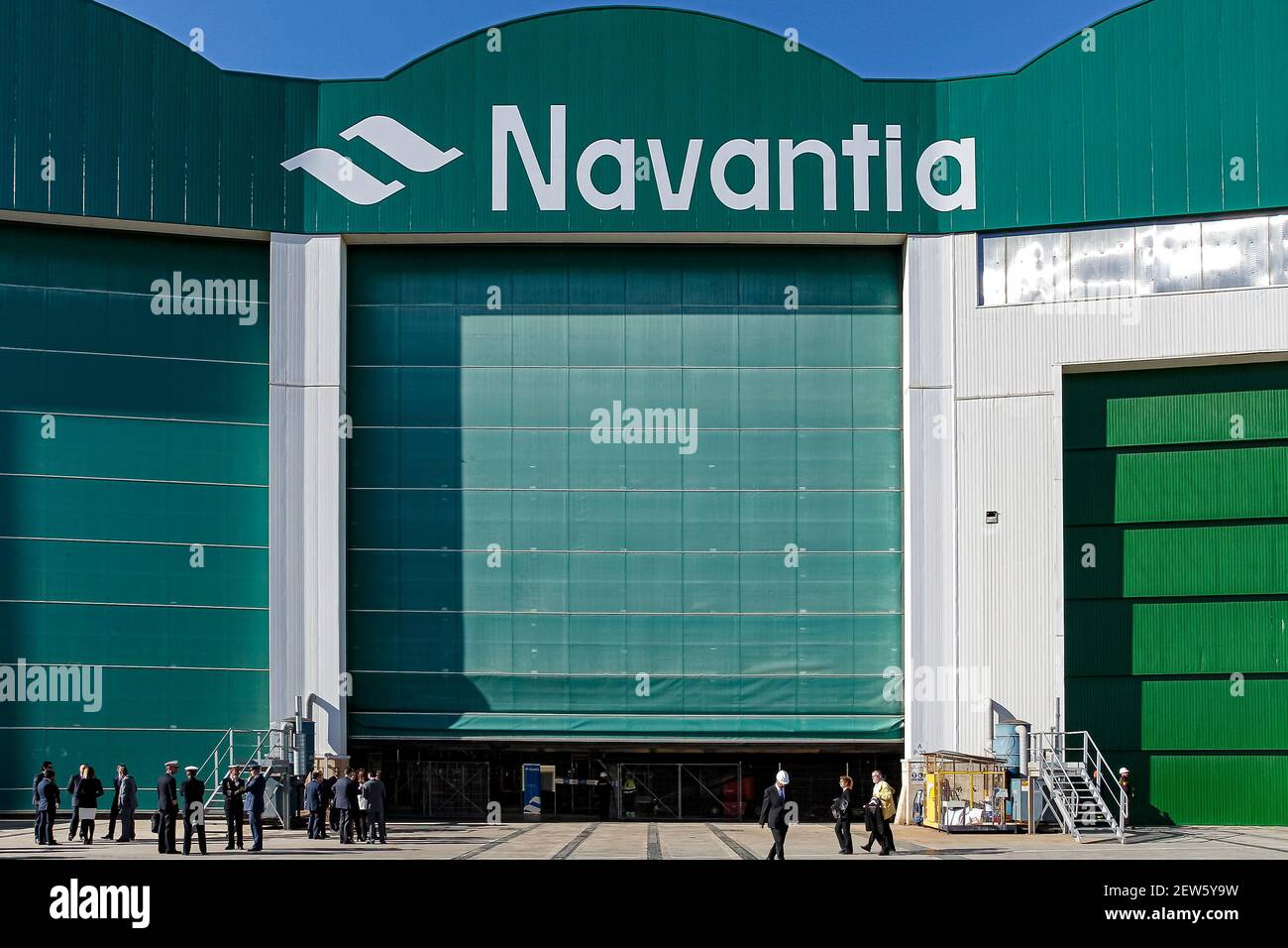 Navantia Shipyard in Cartagena, Spain Stock Photo - Alamy