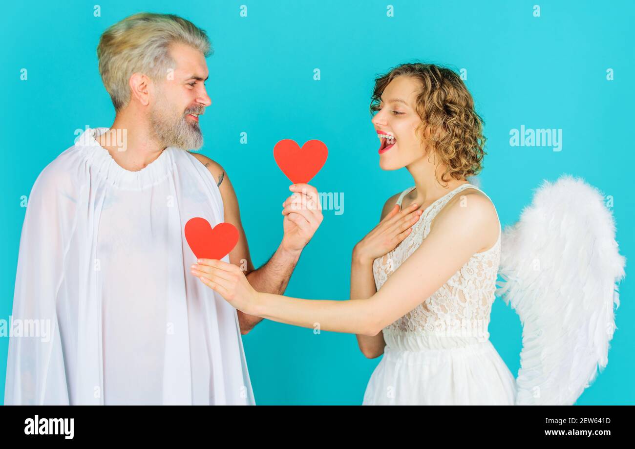 Attractive red hearts hi-res stock photography and images - Alamy