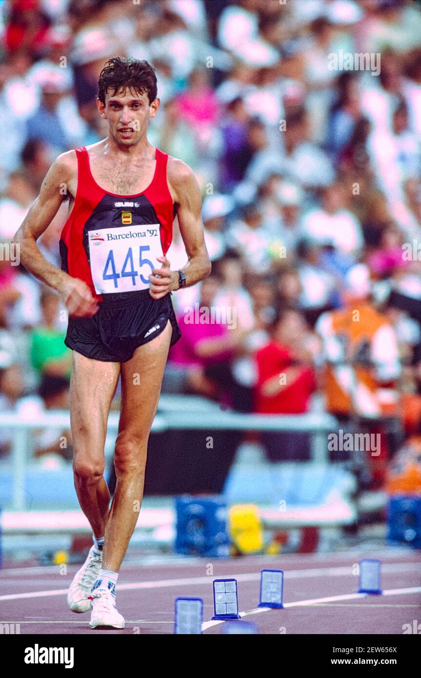 Daniel Plaza (ESP) win the gold medal in the Men's 20 kilometres walk ...